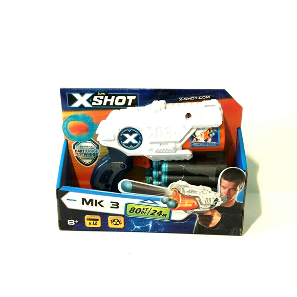 Toys | Zuru X Shot Mk3 Includes 12 Foam Darts Brand New Toy Gun In Box ...